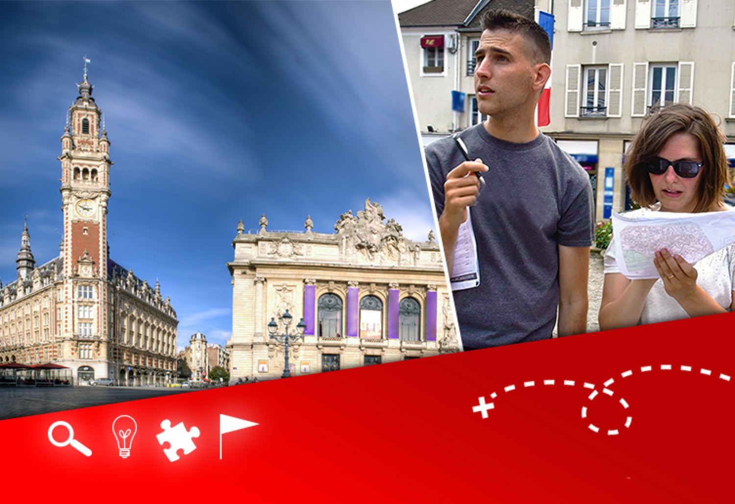CITY RALLYE CHALLENGE - LILLE (1H30 - 2H30) - 6 À 32 PARTICIPANT...
