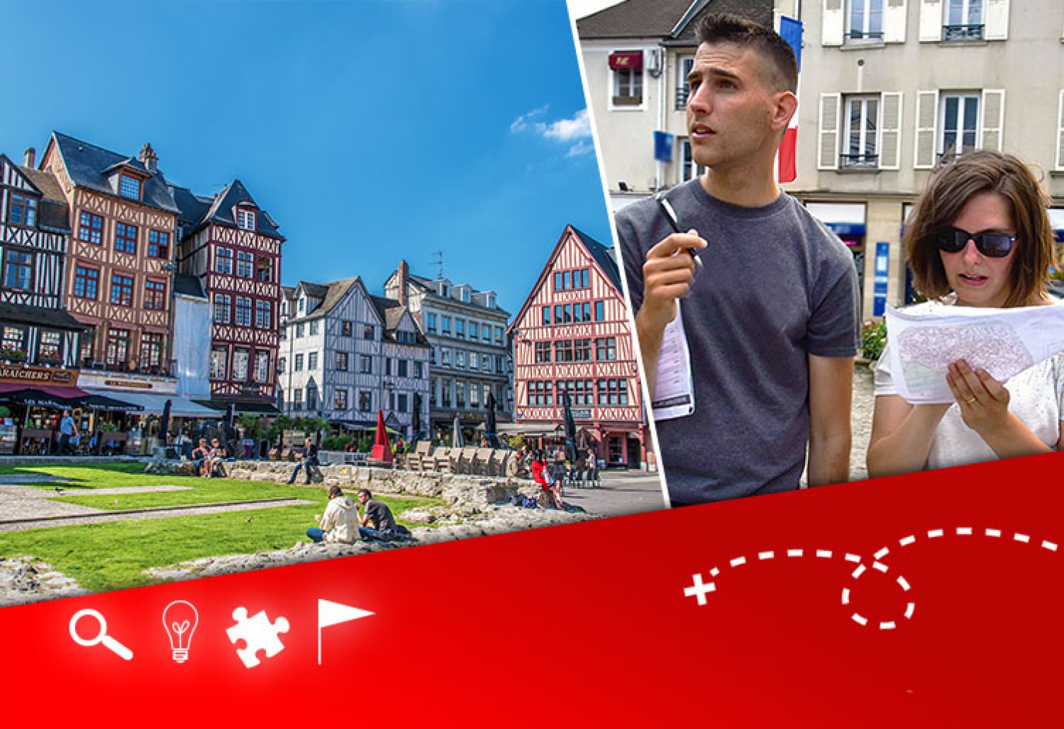 CITY RALLYE CHALLENGE - ROUEN (1H30 - 2H30) - 6 À 32 PARTICIPANT...