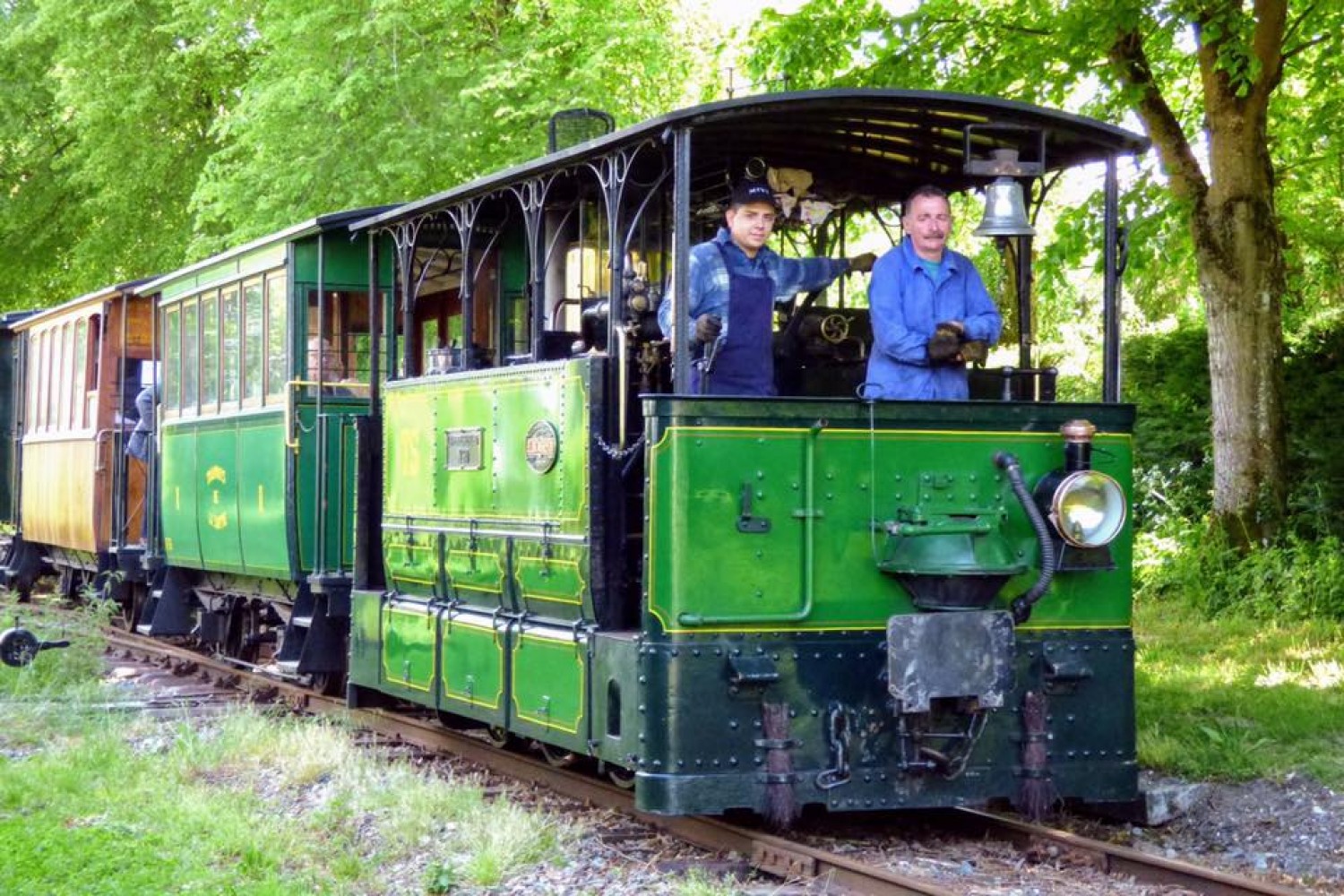 Balade en train à vapeur historique...